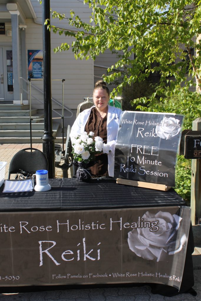 Reiki booth - Fort Frances Times