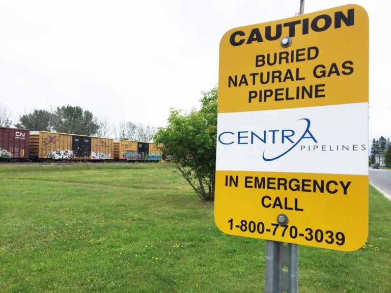 Pipeline signage - Fort Frances Times