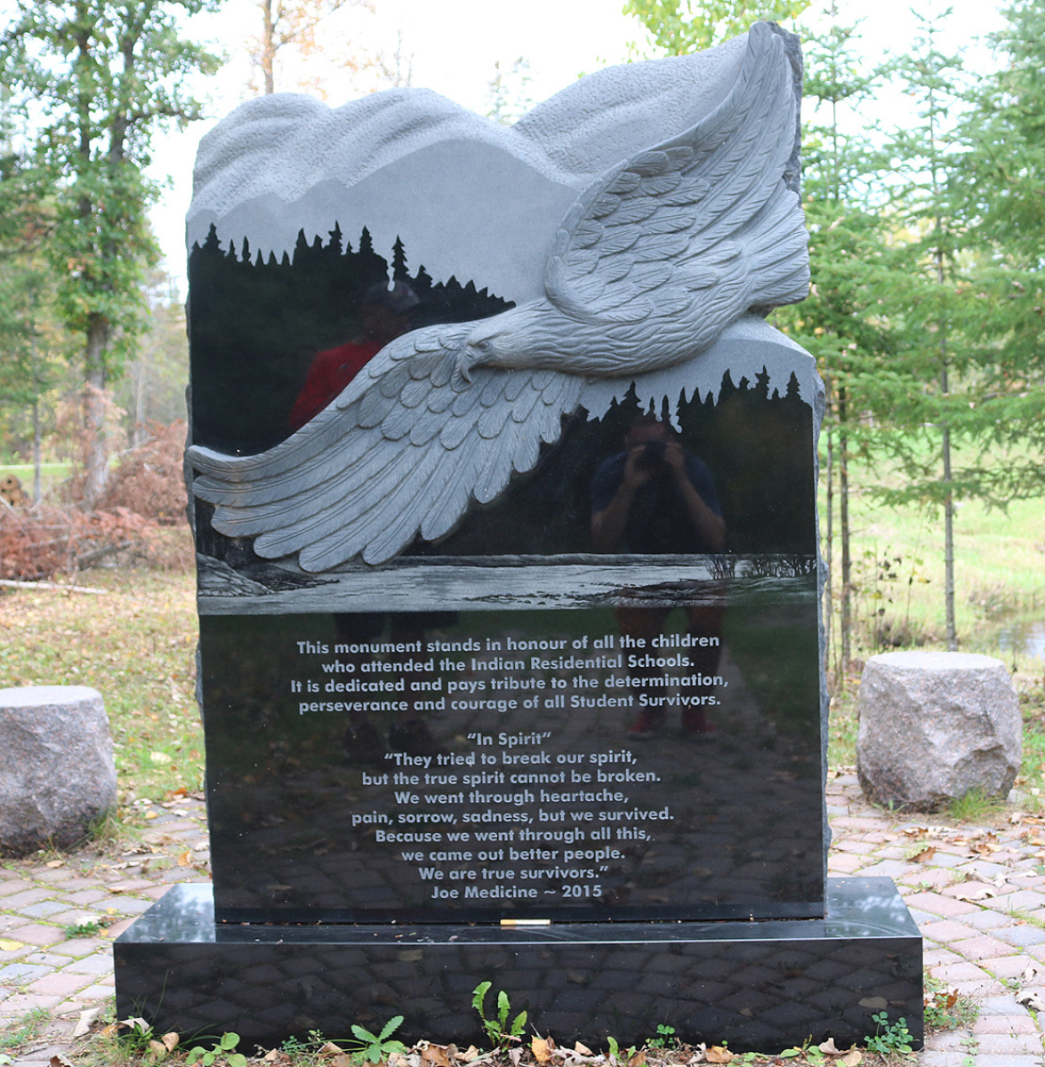 Resedential school marker - Fort Frances Times