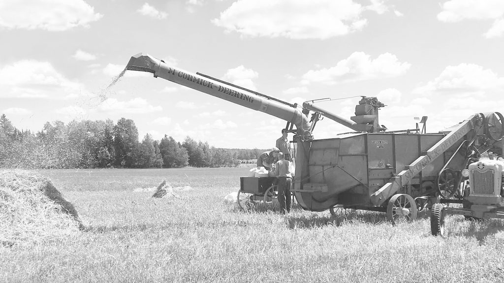 Threshing bee - Fort Frances Times