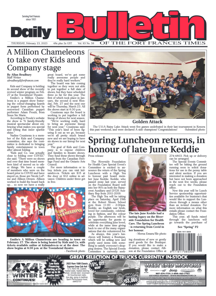 Digital Editions - Fort Frances Times